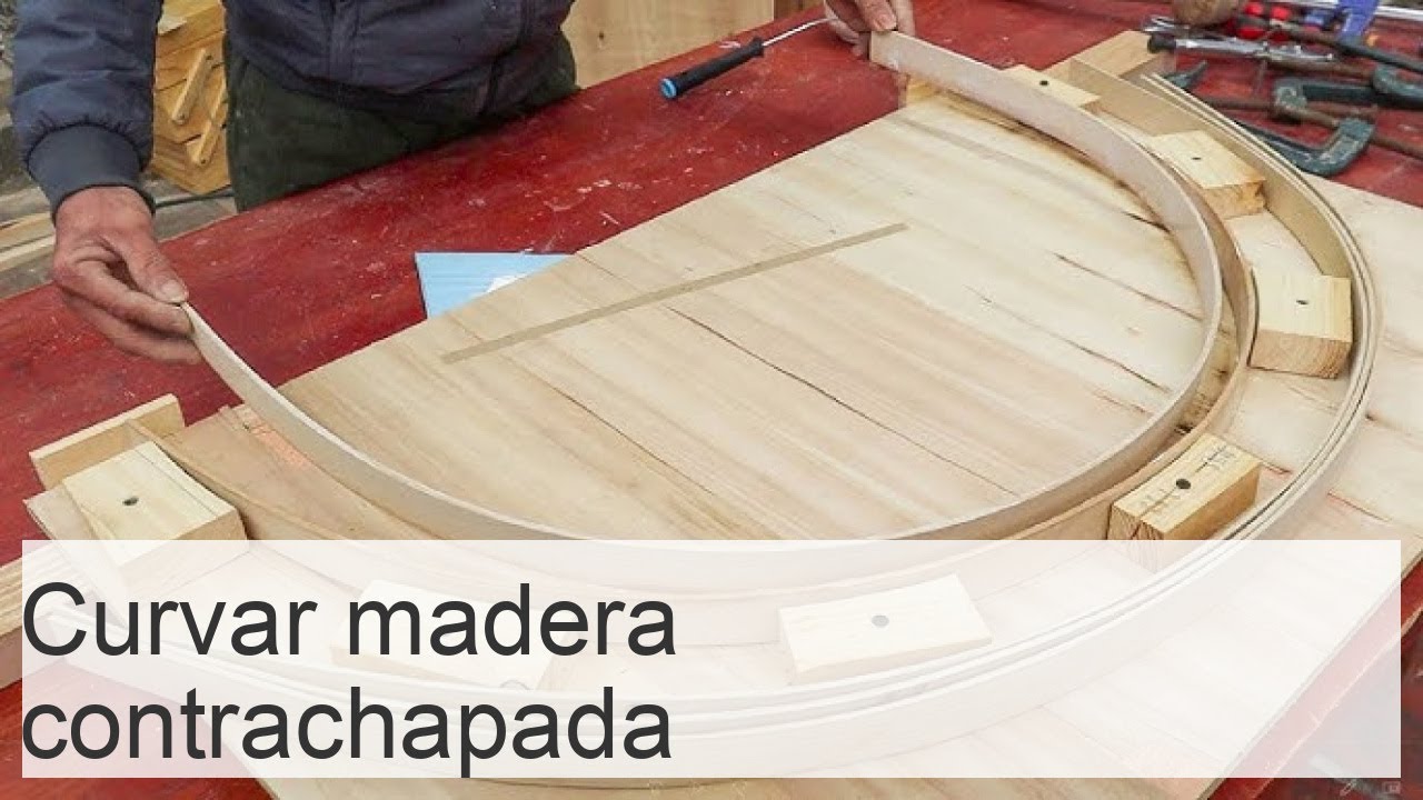 Contrachapado curvado: para qué se utiliza, cómo hacer un curvado - YouTube