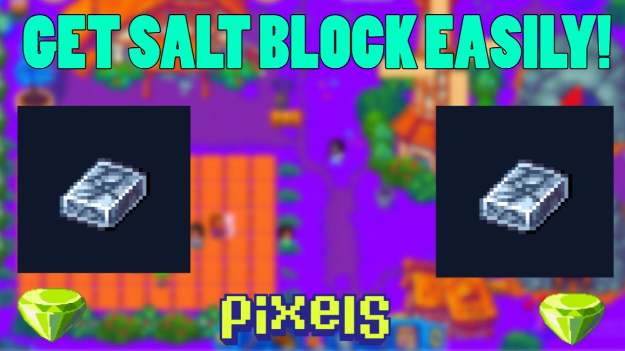 How To Get Salt Block In Pixels - YouTube