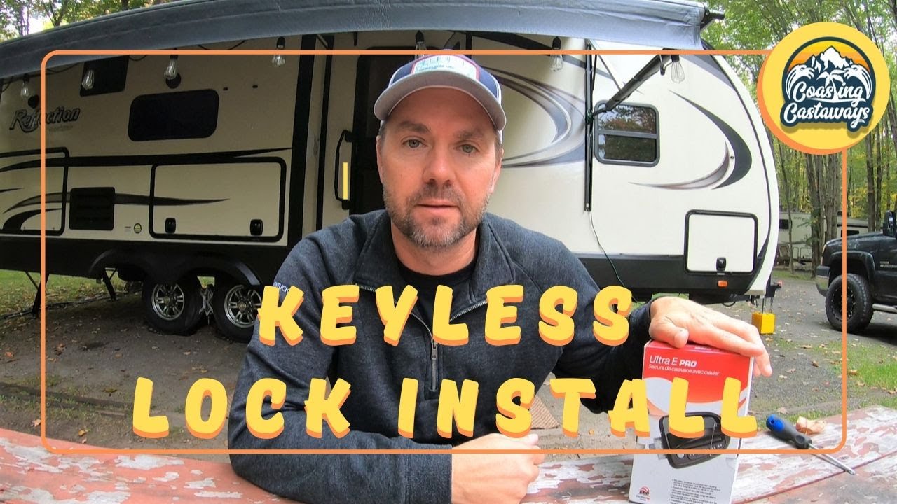 Jen Got LOCKED OUT! 😳 / RV Keyless Entry Door Lock Install / RV Living ...