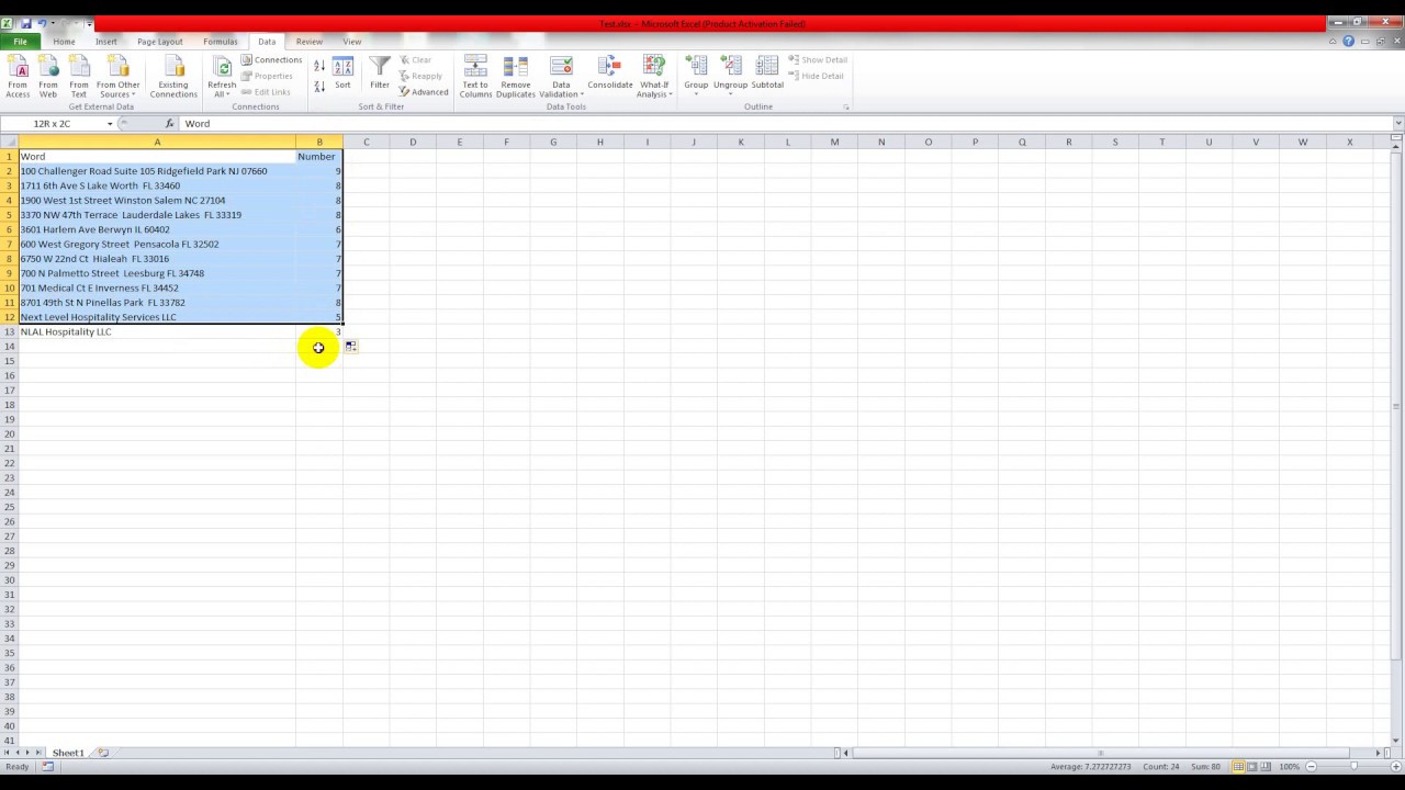 How To Count Word Number In Excel YouTube How To Count Word Number In Excel YouTube