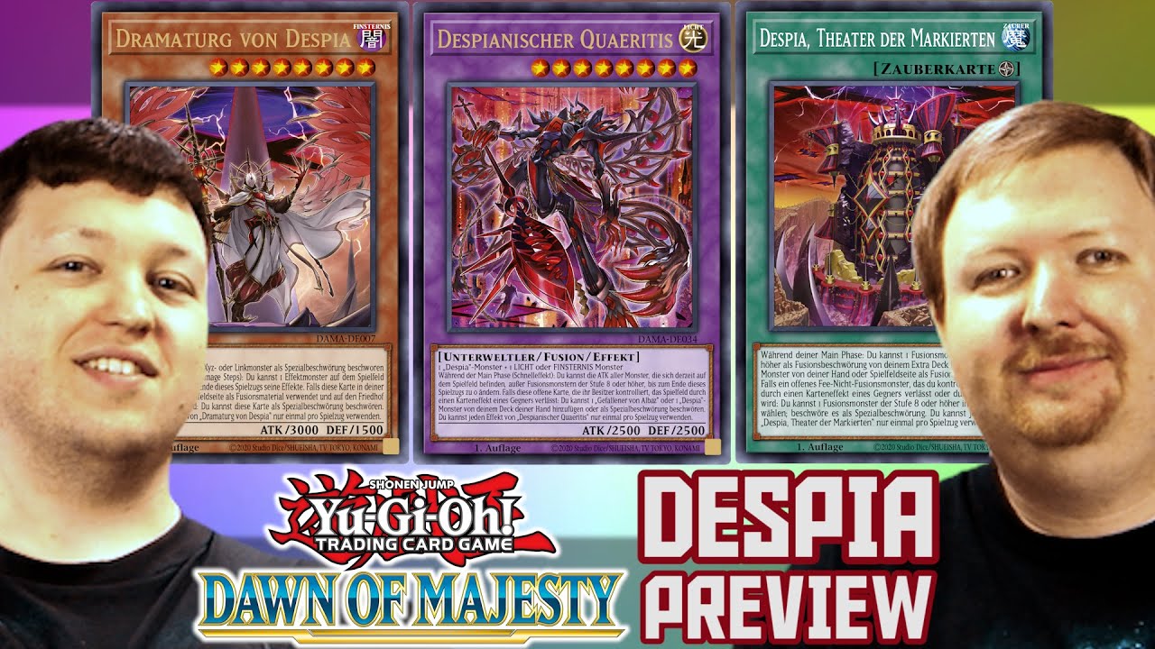 Yu-Gi-Oh! TRADING CARD GAME Dawn of Majesty Despia Preview | deutsch ...