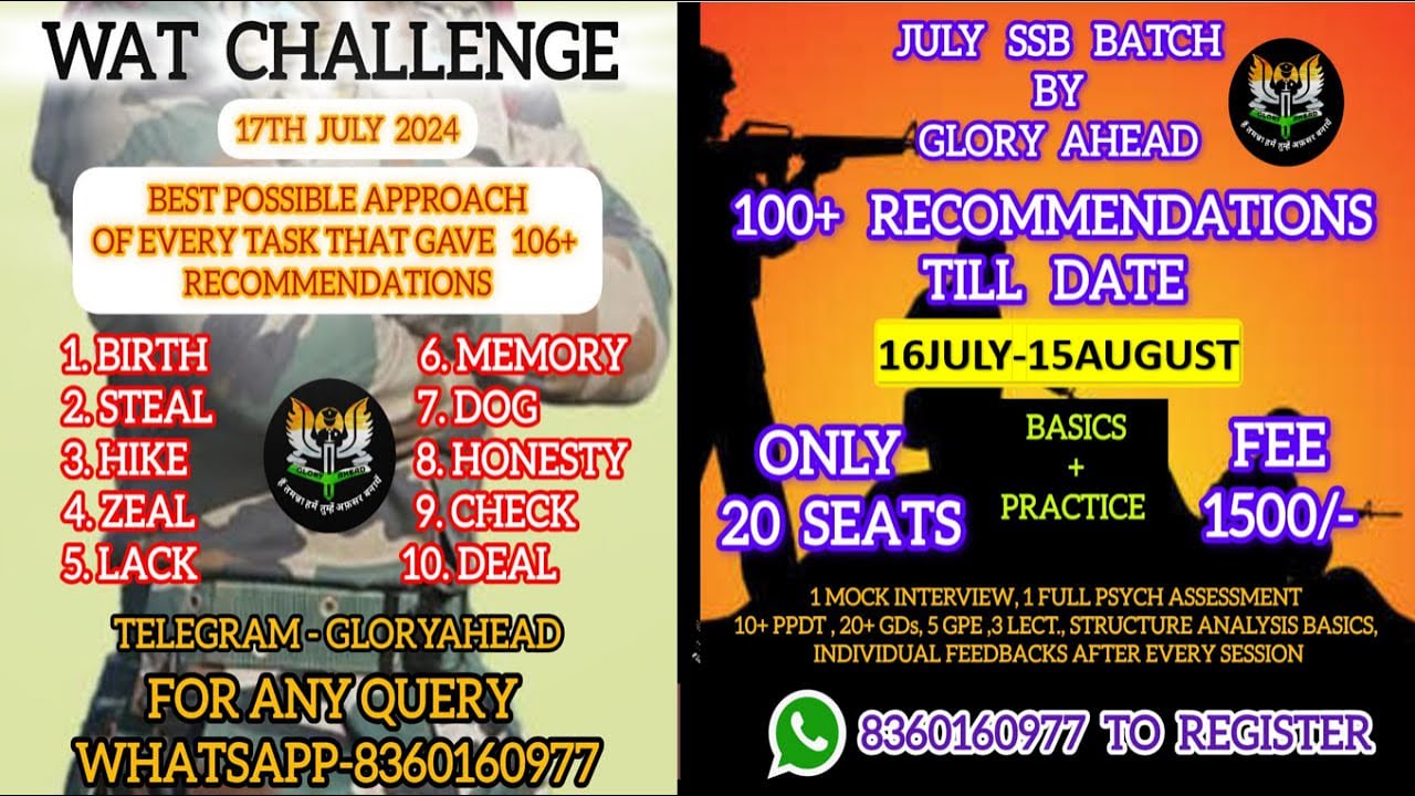 WAT BASICS | WORD ASSOCIATION TEST | 17TH JULY WAT REVIEWS | - YouTube