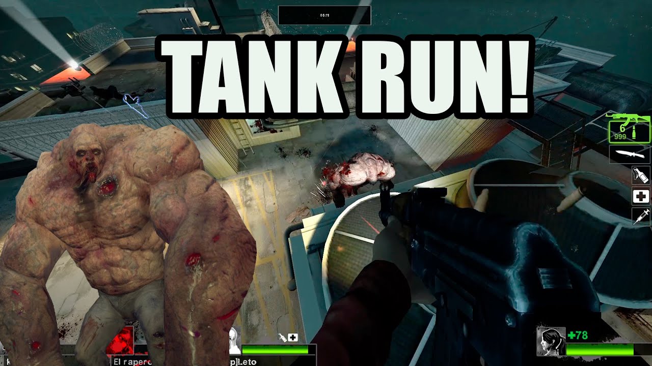 Left 4 Dead 2 TANK RUN - ASI ES L4D2 🐭 TANK FAIL 🤡🐎🌽 LOS MEJORES PARA ...
