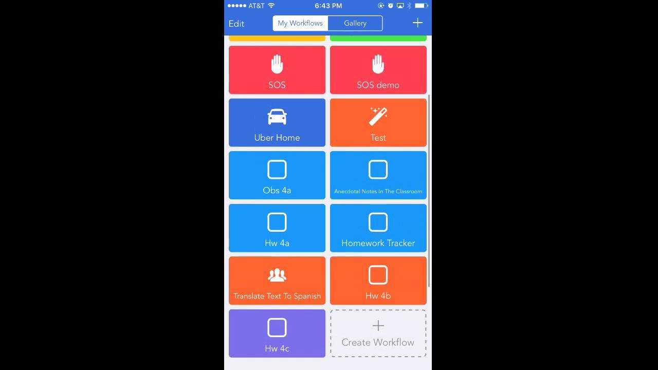 iOS Classroom Workflows #1: Intro to Workflow - YouTube