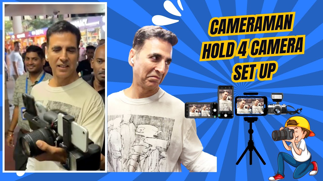 Akshay Pajji Impressed With Camera man | camera set up - YouTube
