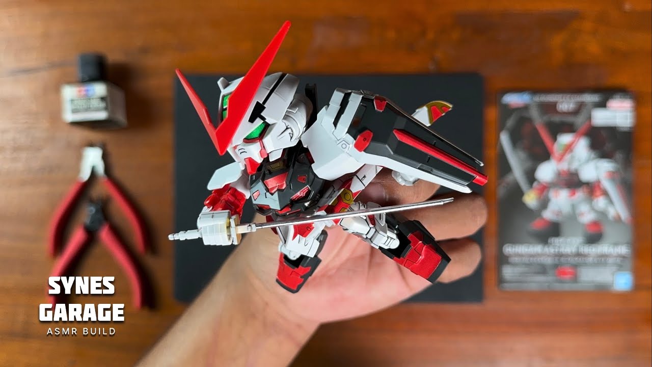 Gundam Astray Red Frame SDEX | ASMR BUILD | Bandai - YouTube