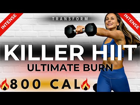 60-MIN ULTIMATE BURN 🔥 KILLER HIIT WORKOUT CHALLENGE + ABS | TORCHES Calories & MELTS Belly Fat FAST