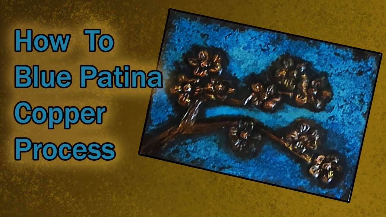 How to Blue Patina Copper - YouTube