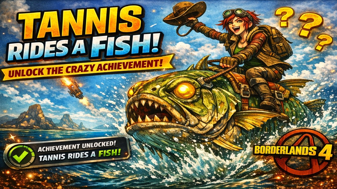 TANNIS RIDES A FISH?! How to Unlock This Hidden Borderlands 4 ...