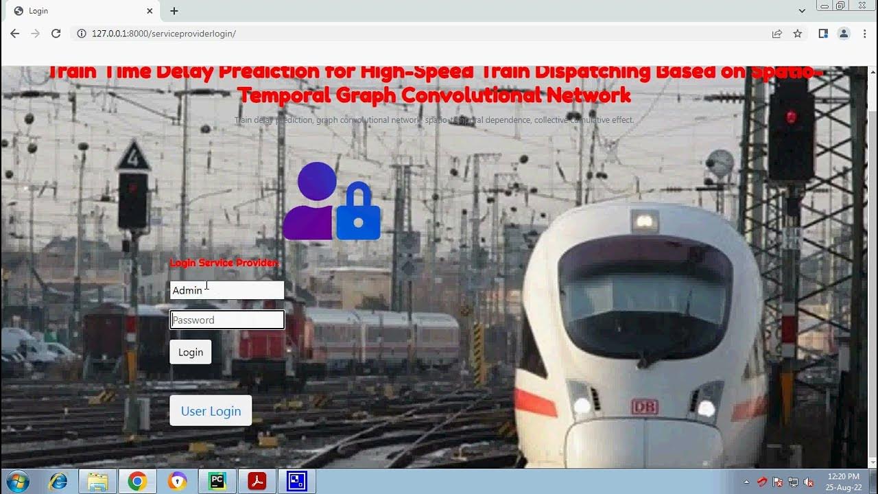Train Time Delay Prediction for High Speed Train Dispatching Based on Spatio Temporal Graph ...