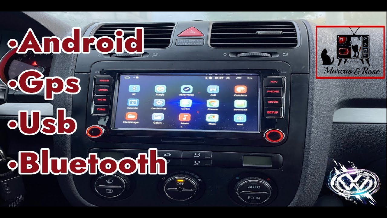 Como instalar una pantalla #android en nuestro #volkswagen #golf 5 por ...