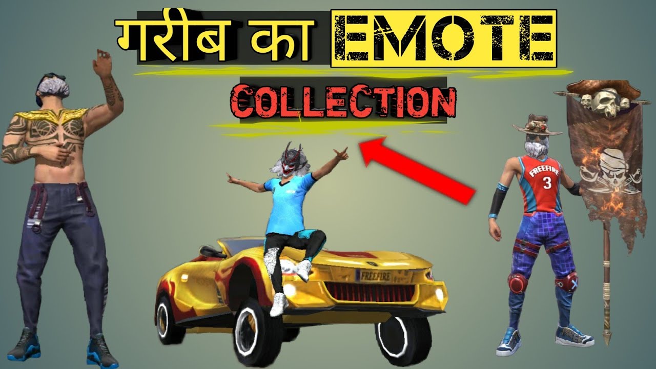 country gamer ||freefire all emote collection || freefire - YouTube