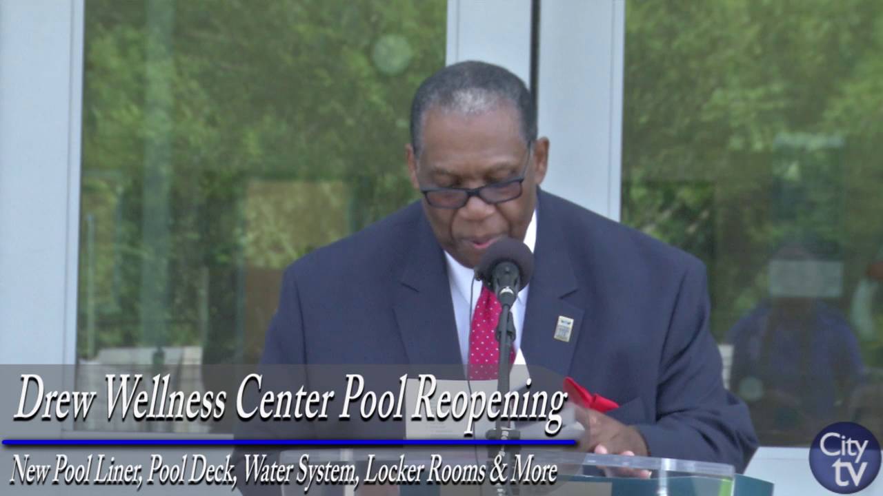 Charles R. Drew Wellness Center Pool Reopening: June 4, 2016 - YouTube