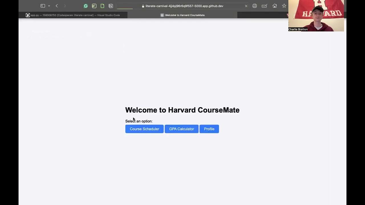 Bratton CS50 Final Recording - YouTube
