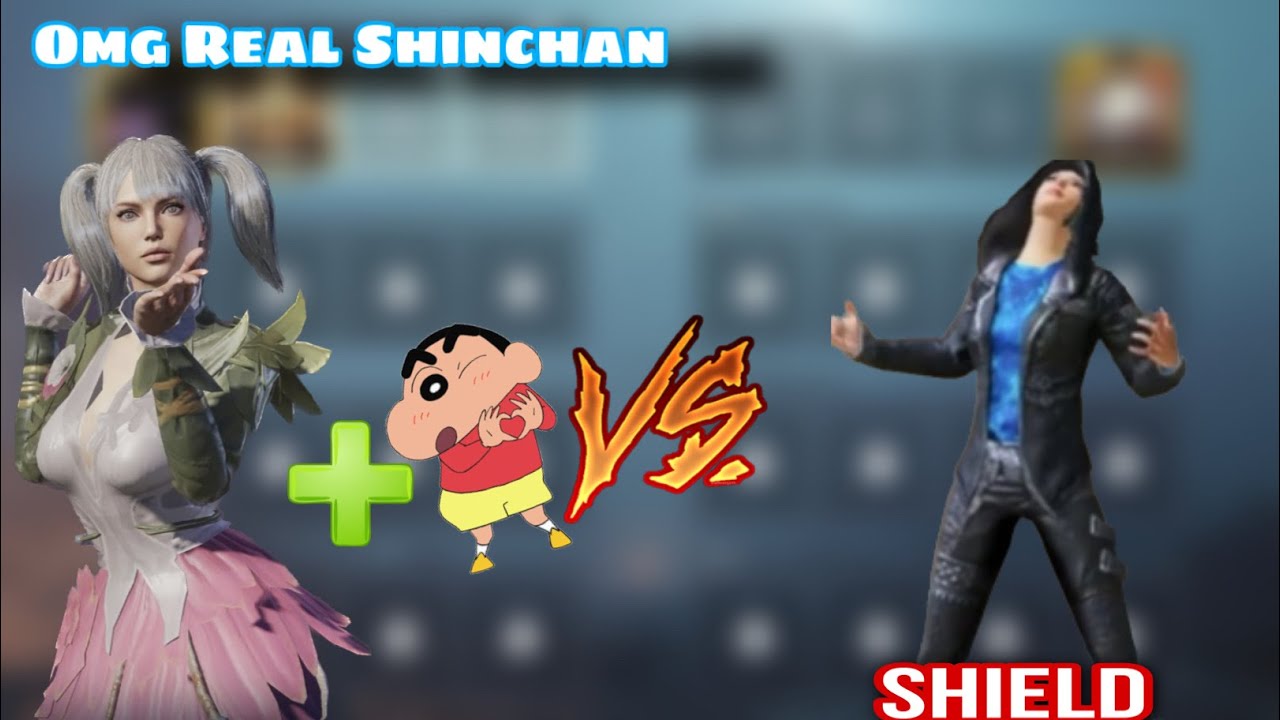 Real Shinchan+Jonathan gaming Outfit player challenge me😈iPad ...