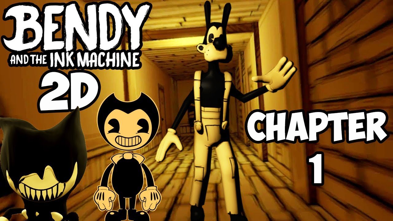 BENDY AND THE INK MACHINE IN 2D!! | BENDY AWAITS BORIS'S RETURN | REECE ...
