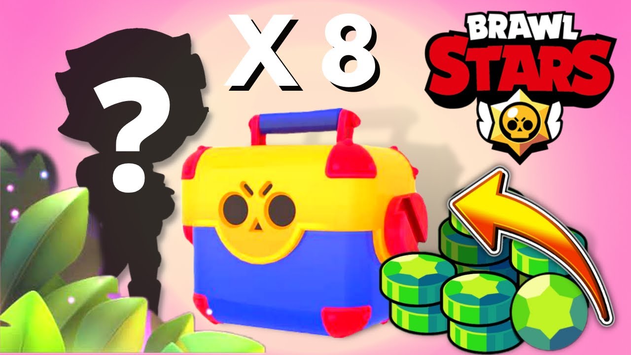 Brawl stars pack opening 8 boites { un nouveaux brawler ? } - YouTube