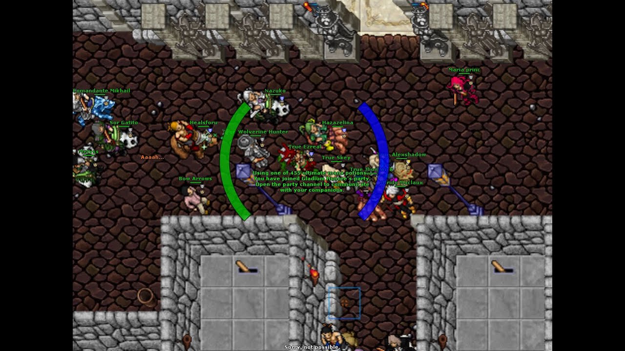 Tibia Inquisition Quest bloopers - YouTube