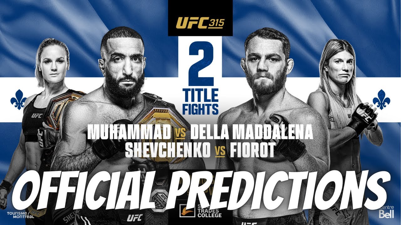 UFC 315 Official Predictions and Breakdown - YouTube