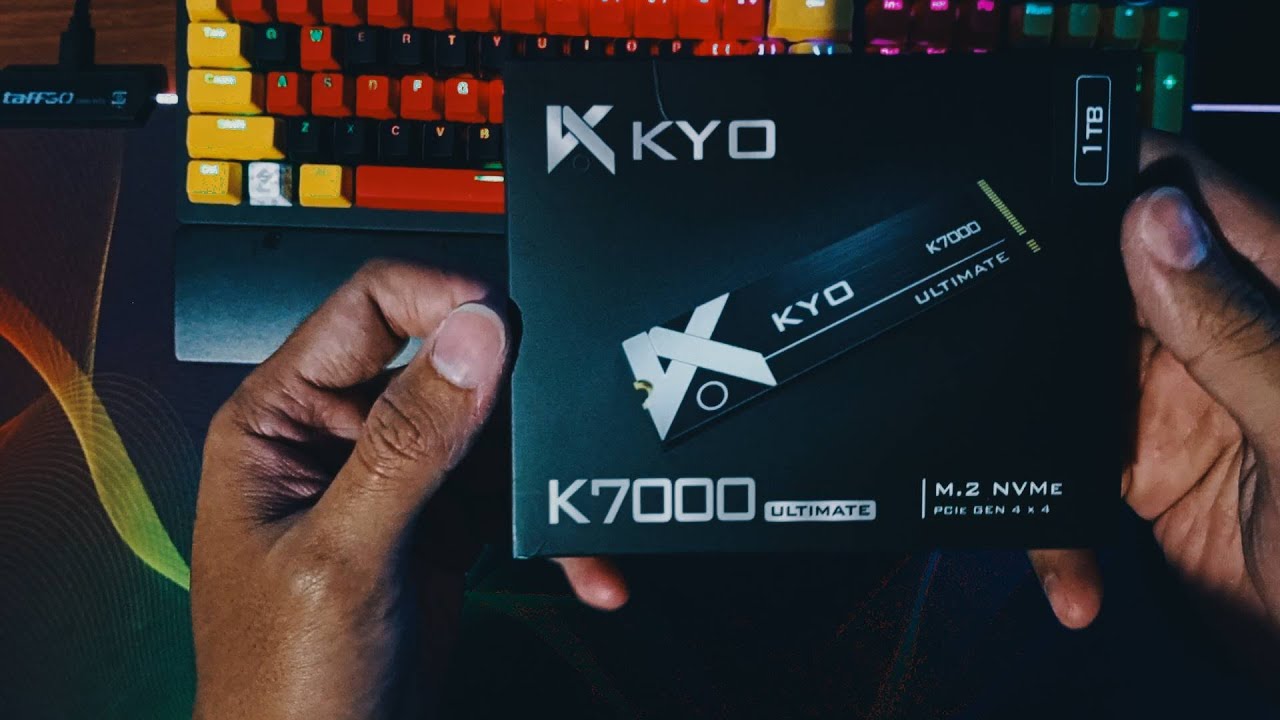 Unboxing KYO ULTIMATE K7000 PCIe 4.0 NVME SSD 1TB M.2 NVMe Gen 4 x4 ...