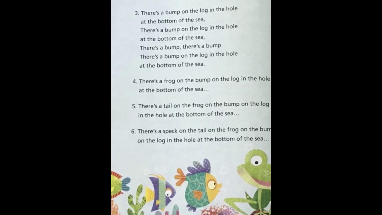 There’s a Hole at Bottom of the Sea song Journeys 2nd grade - YouTube