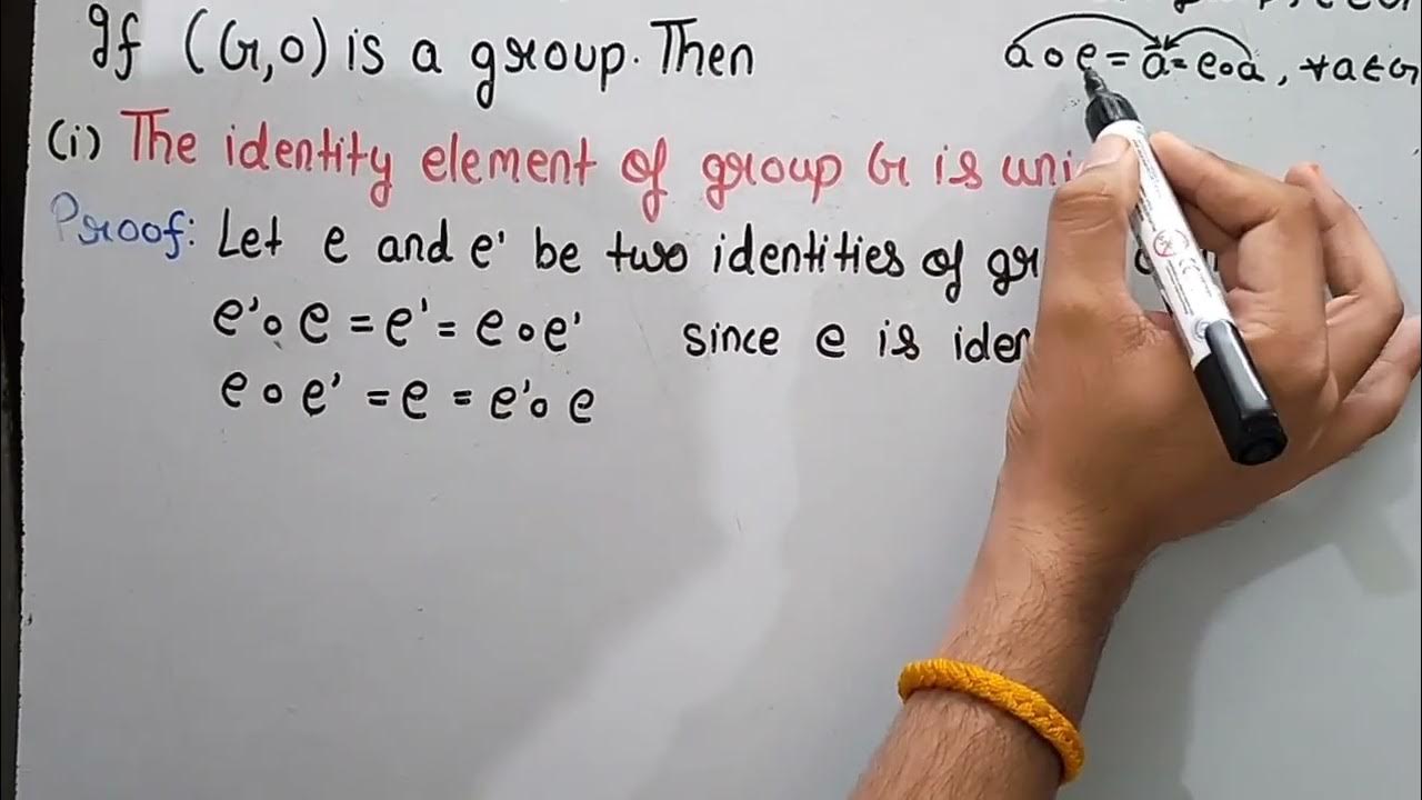 Group Theory| Lecture 19| Elementary Properties Of Groups| Part 1|Theta Classes - YouTube