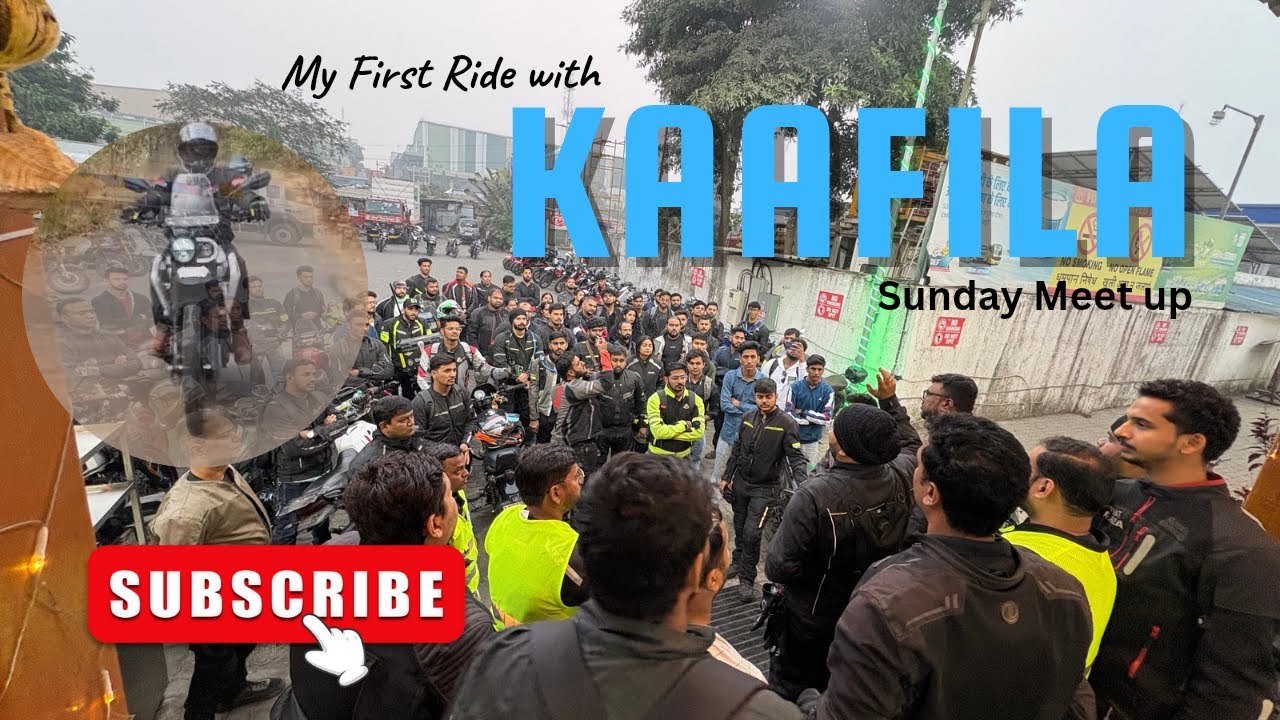 My First Ride with Kaafila Group | Sunday Ride Vibes Tansa Dam - YouTube