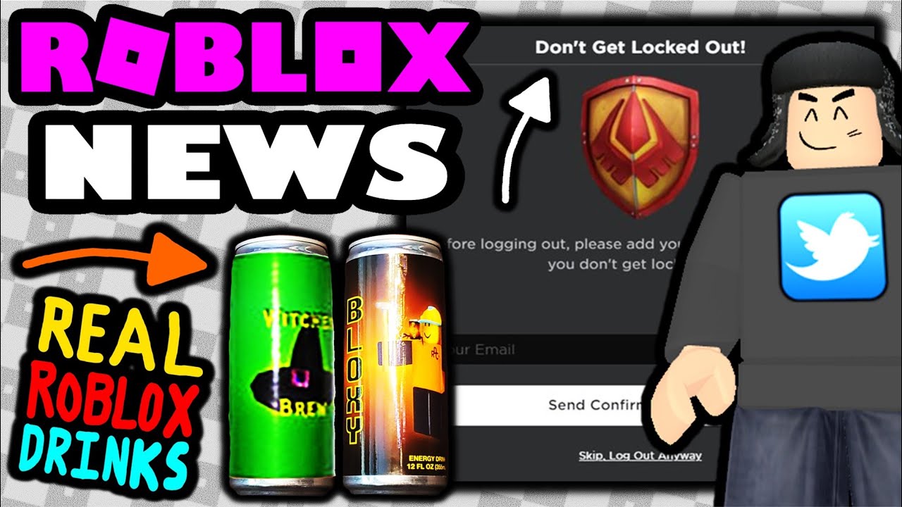 ROBLOX NEWS & UPDATES! REAL ROBLOX DRINKS! - YouTube