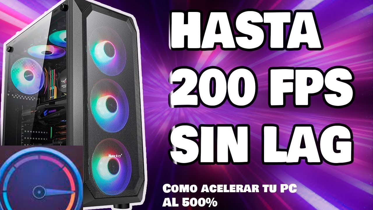 COMO ACELERAR TU PC AL 500% - En Juegos de 60 FPS a 200 FPS - Windows ...