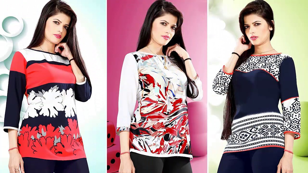 Beautiful and Stylish Designer Tops for Women - YouTube