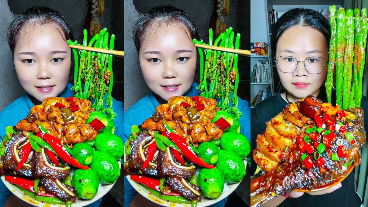 Eating Food Show: Cuttlefish, Beibei, Pumpkin, Stir-fried Pig Ears ...