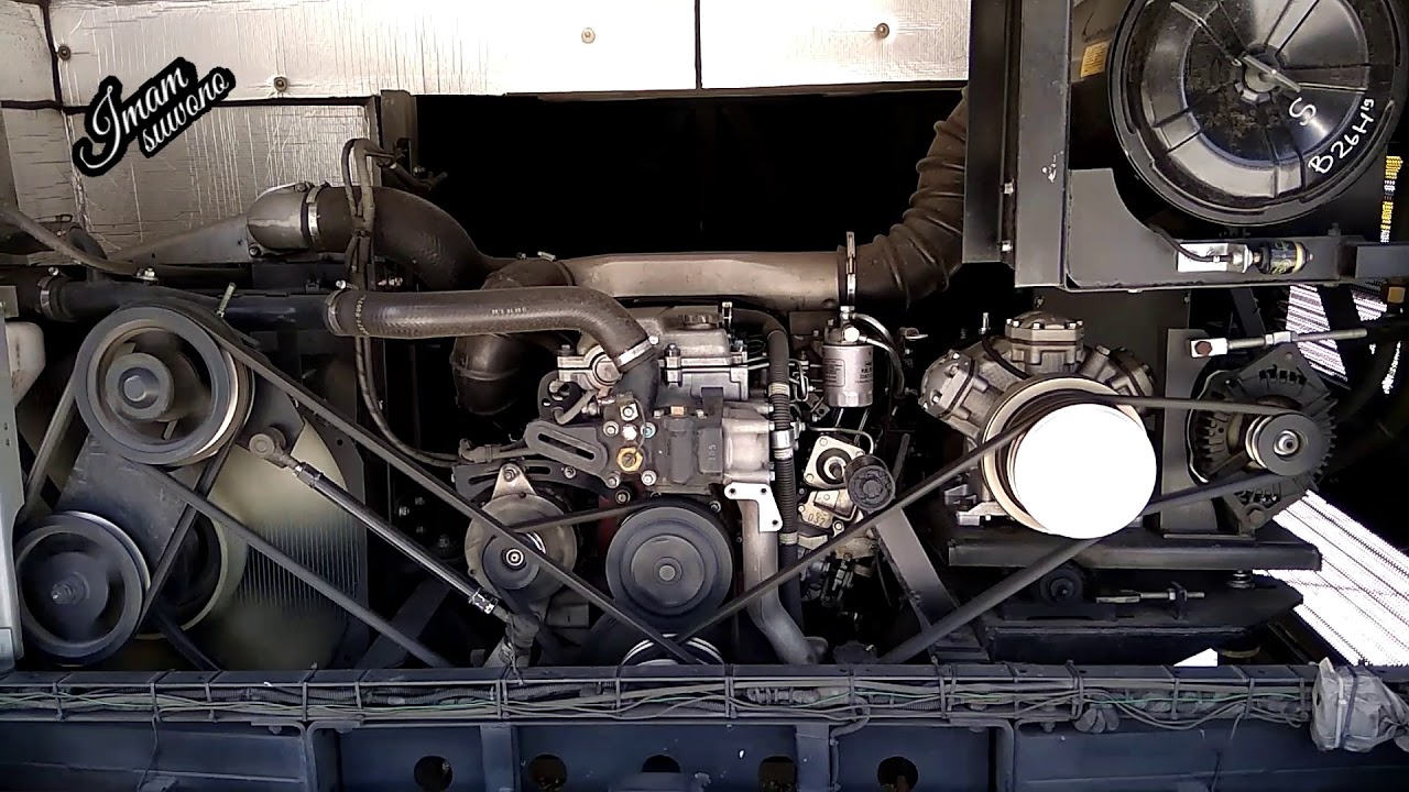 Mesin Bus Hino R260 Rk8 - YouTube