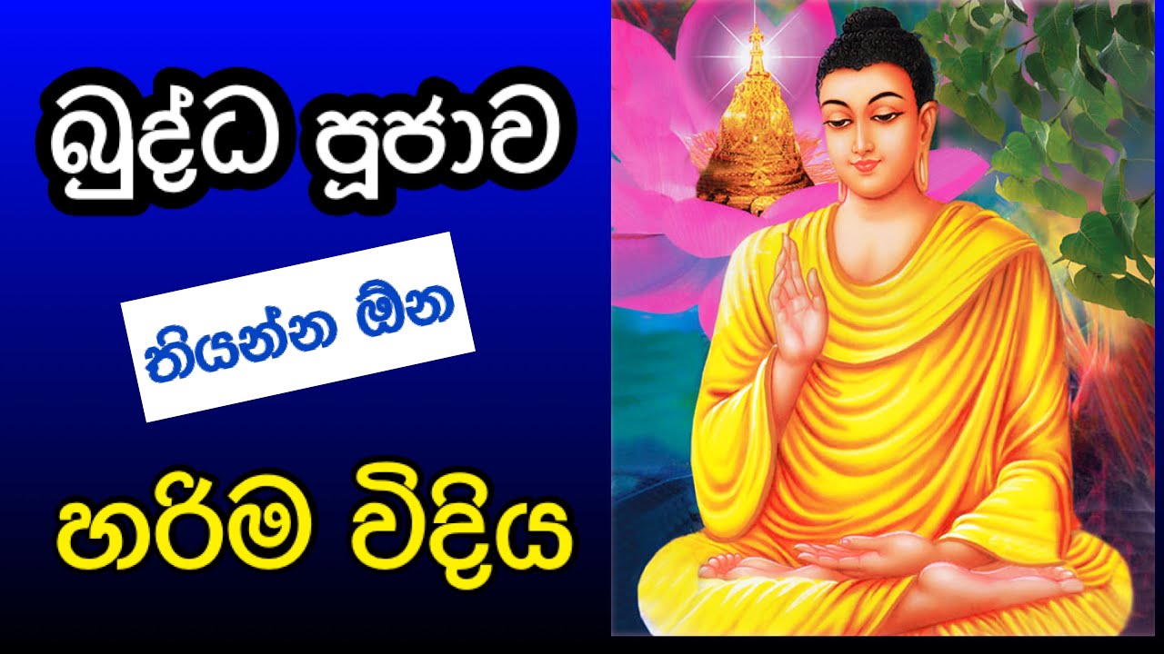 ඔබත් මෙහෙමද බුද්ද පූජාව තියන්නෙ Youtube