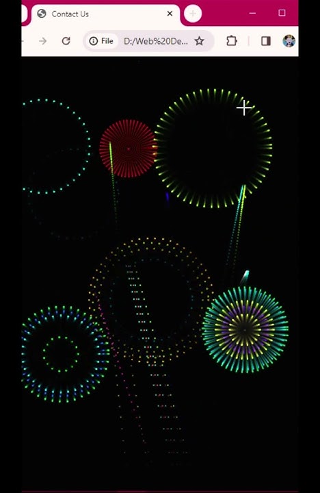 Fireworks Animation Using Html Css And Javascript Shorts Viralshorts Ytshorts Youtubeshorts
