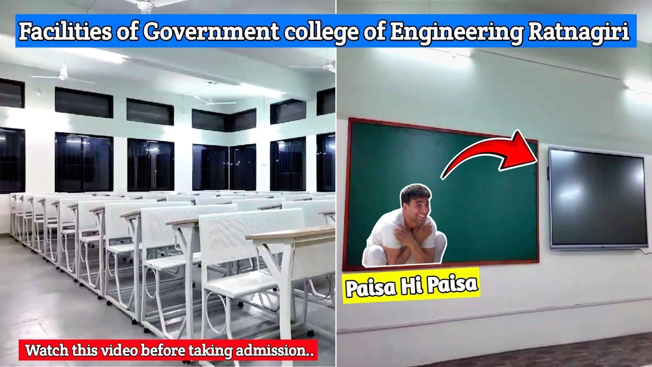 Facilities Of Government College of Engineering Ratnagiri - YouTube