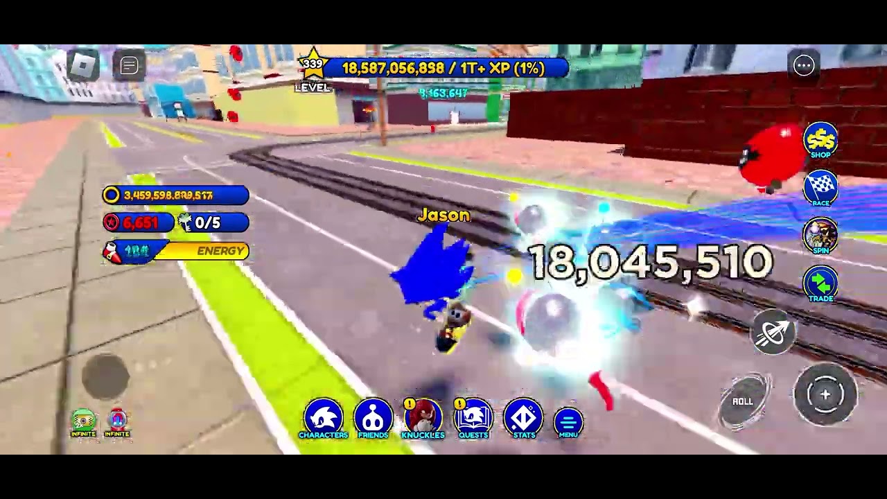 How to get INFINITE SPEED in sonic speed simulator! - YouTube