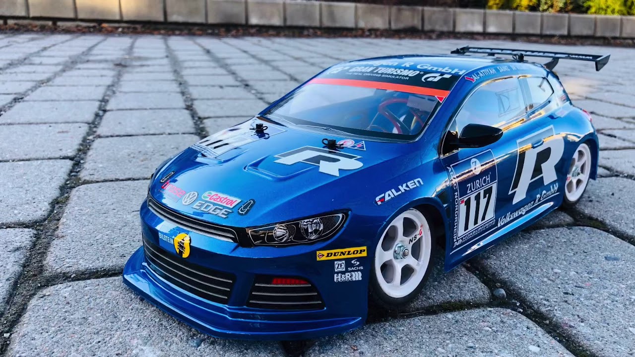 Tamiya VW Scirocco outdoor run - YouTube