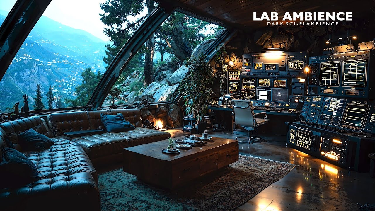 Mountain Outpost Lab – Dark Sci‑Fi Ambient Music | 4K - YouTube