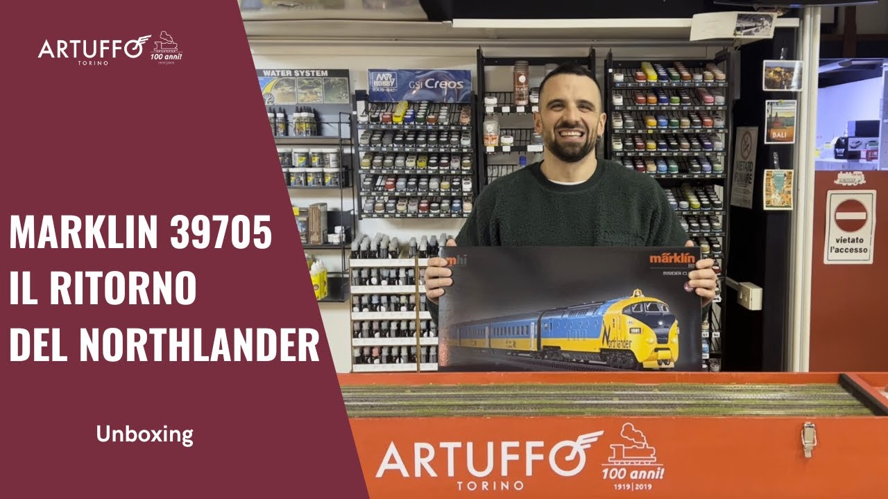 Unboxing Artuffo - Marklin 39705 il mitico Northlander, un TEE dei ...