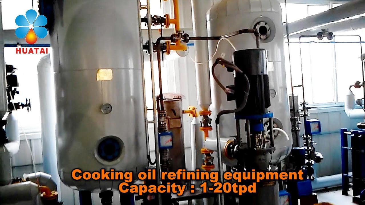 10TPD Cooking oil refinery plant | Edible oil refining line | Edible ...