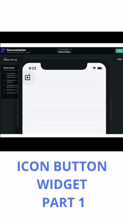 FLUTTERFLOW ICON BUTTON WIDGET PART 1 #flutterflow #videotutorial #flutter #shorts #iconbutton ...
