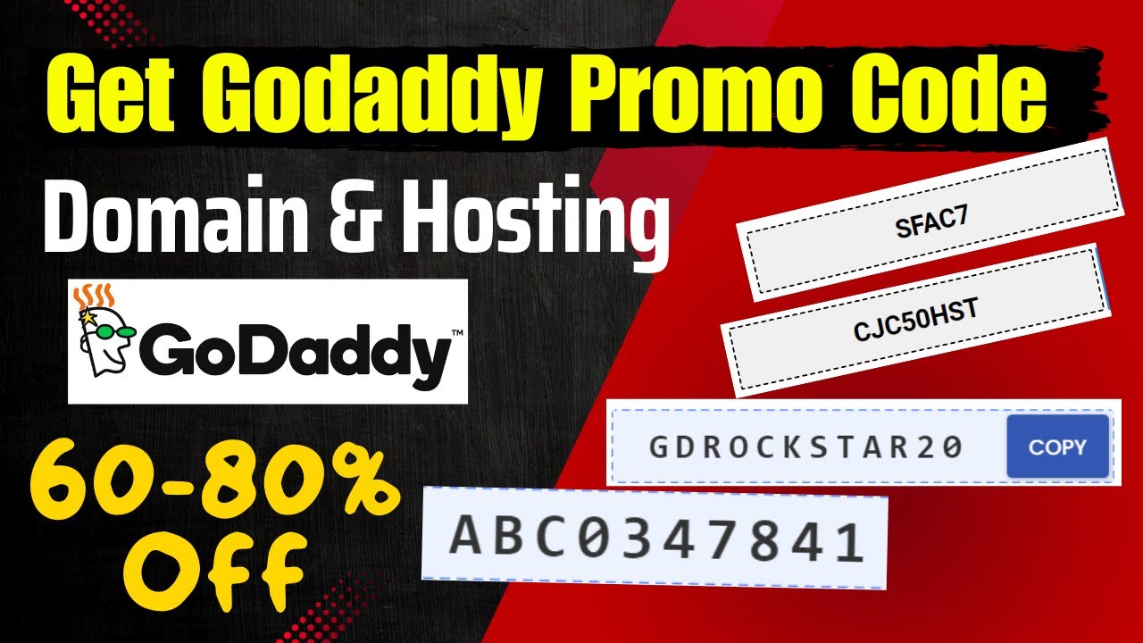 How to get godaddy promo code | GoDaddy promo code for hosting, Domain ...