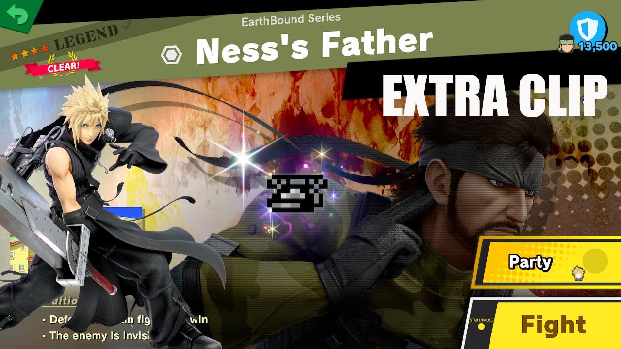 Super Smash Bros. Ultimate - Ness’s father Extra clip - YouTube