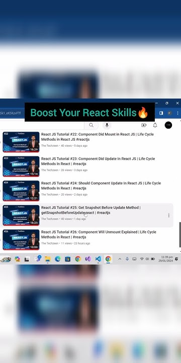 React Js Life Cycle Methods Shortsfeed Shortsviral Shorts Youtube Youtubeshorts Short