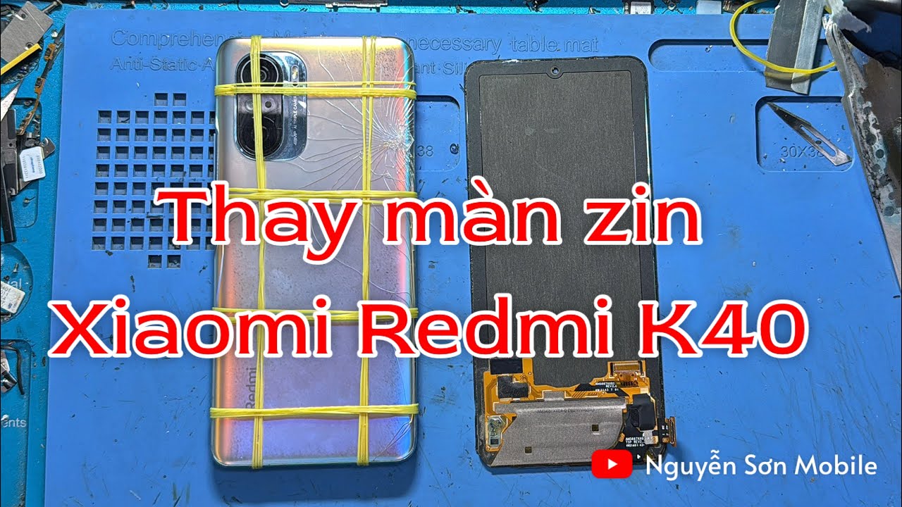 Thay màn Xiaomi Redmi K40 - Thay màn zin Xiaomi Redmi K40 Pro đơn giản tại nhà #k40 - YouTube