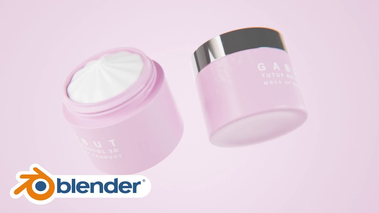 Product Animation Video Face Cream | Blender - YouTube