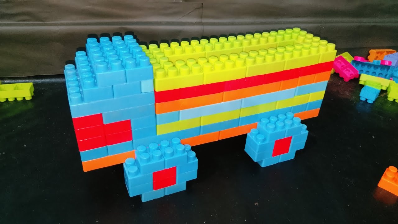 Satisfying DIy Lego Big Truck/ ASMR building block/lego building # ...