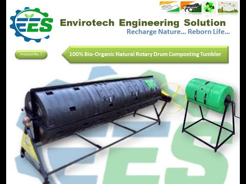 Envirotech Engineering Solution Semi Automatic Rotary Drum Organic ...