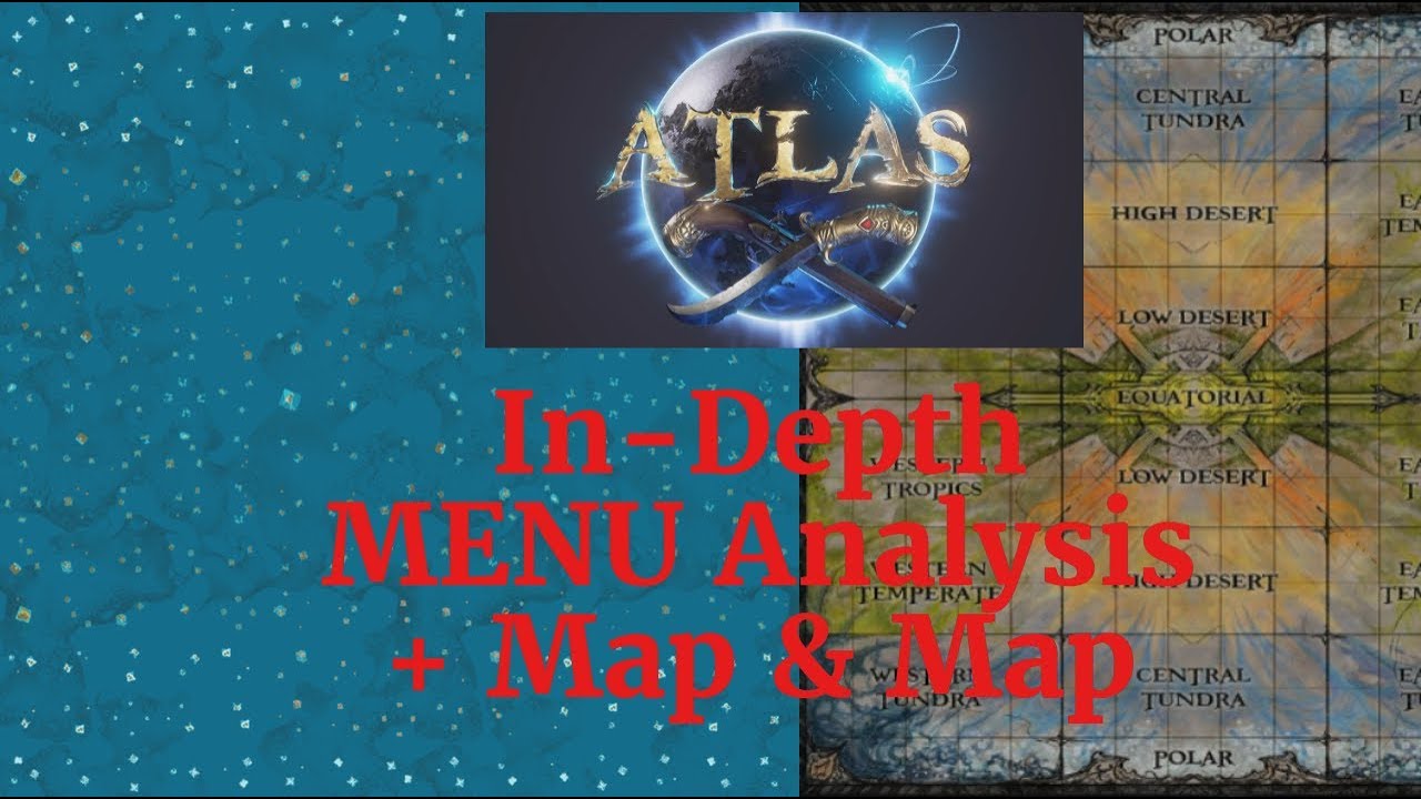 *ATLAS* MENU & MAP TIPS for Server Connecting! - YouTube