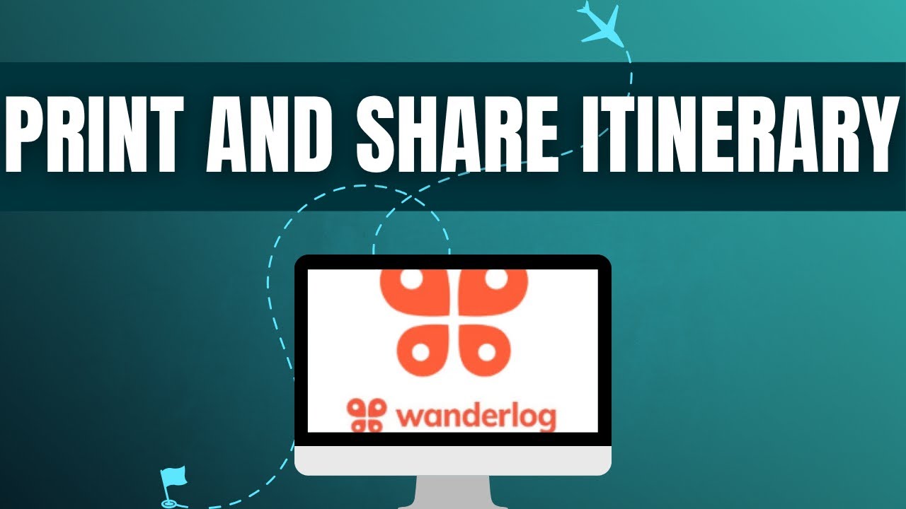How to print and share Wanderlog itinerary-2025 l SM Tech - YouTube